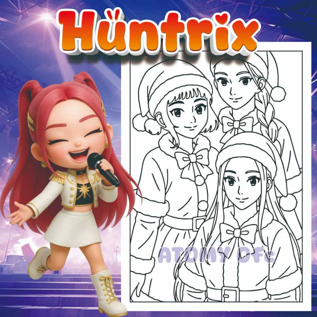 COLORING PAPER COLORING/ DRAWING PAPER/ HUNTRIX/ COLORING PAPER/ FOR ...