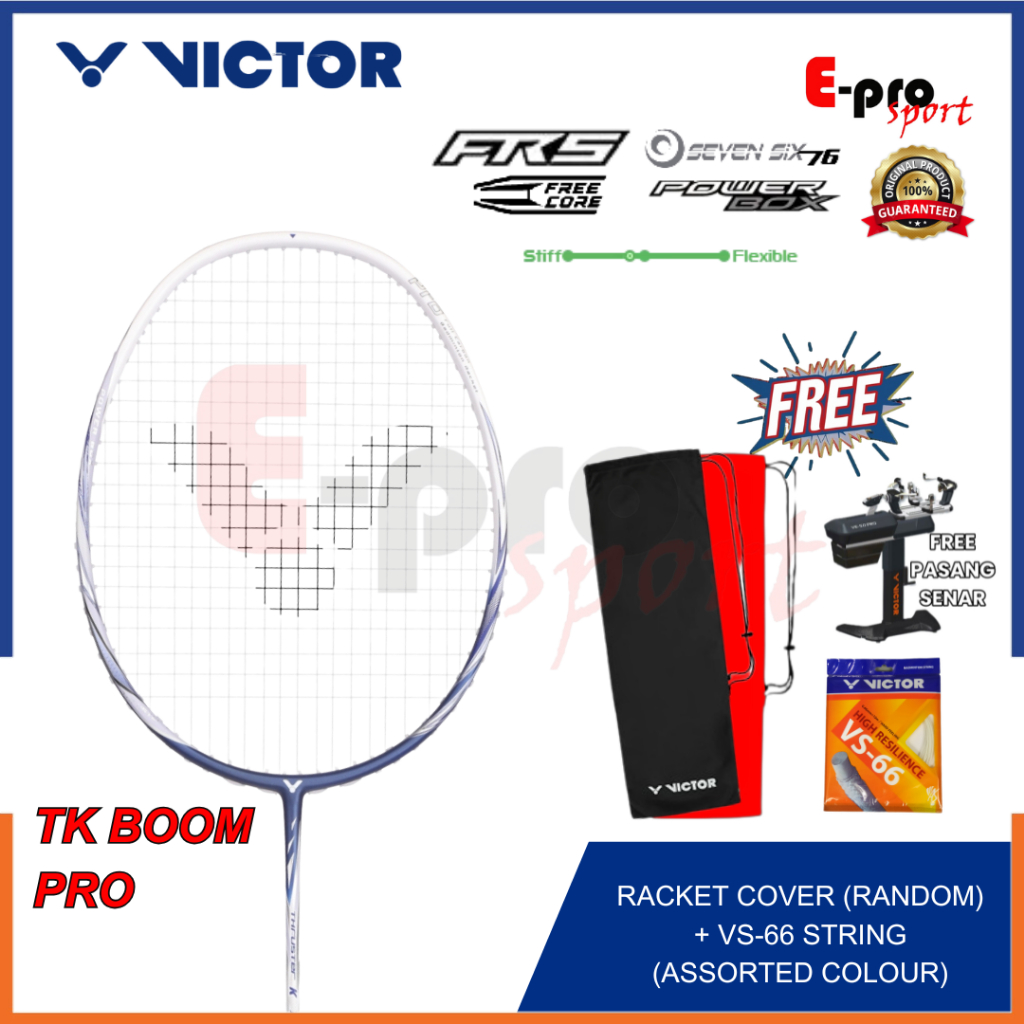 Victor TK Boom Pro Badminton Racket TK-BOOM Pro/ Original K Boom Pro ...