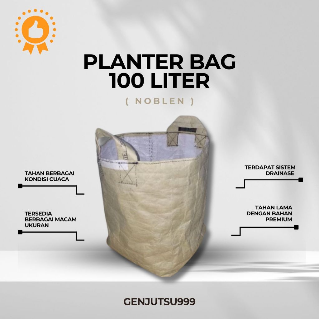 Noblen 100 liter planter bag pasu bunga pasu pasu plastik pasu besar ...