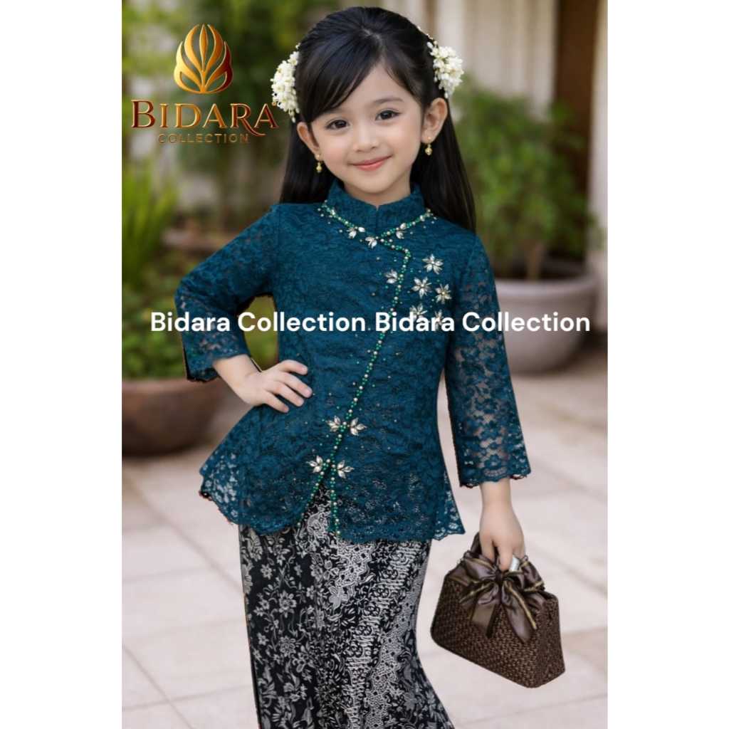 BEST SELLER Kebaya Jnangan for Girls, Modern Brocade Set, Ages 5-12 ...