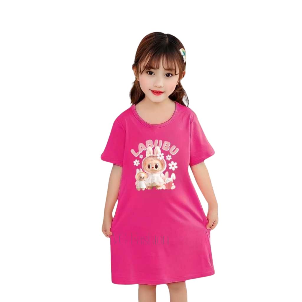 Modern Daster Dress for Girls, Pumpkin Motif Dress, Ages 1-10 Years ...