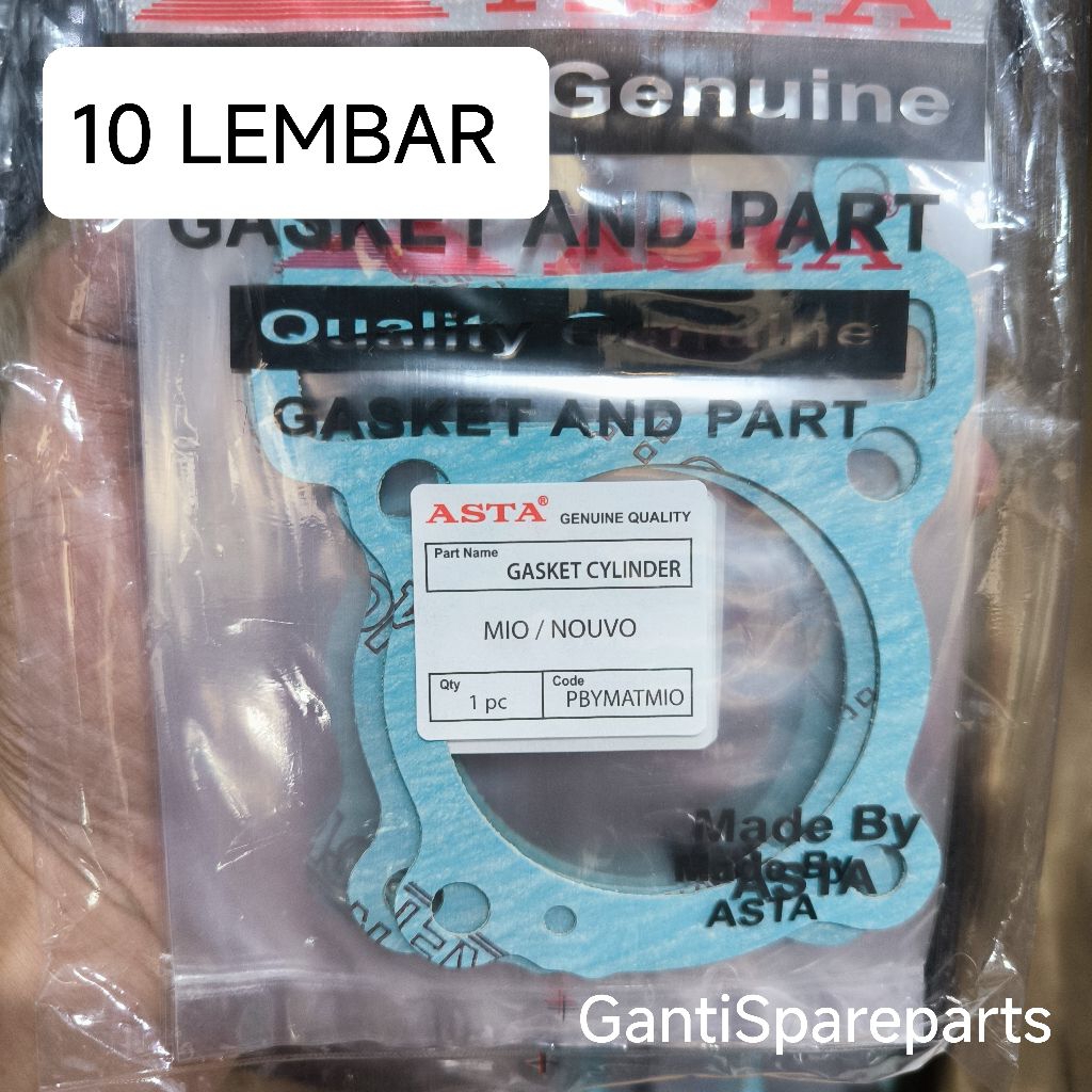 MIO CARBON LOWER BLOCK PACKING (10 SHEETS) | Shopee Malaysia