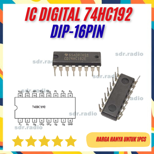 74HC192 IC 74 HC 192 74192 DIP- 16PIN 74hc192 dip 16p | Shopee Malaysia