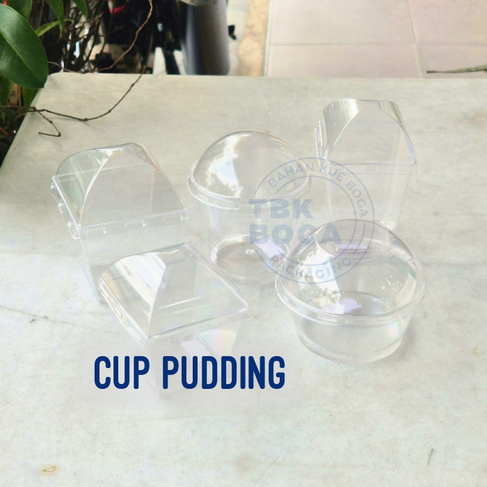 (10 pcs) Jelly Pudding Cup + Lid (120, 150, 160, 180, 200 ML) Dessert ...