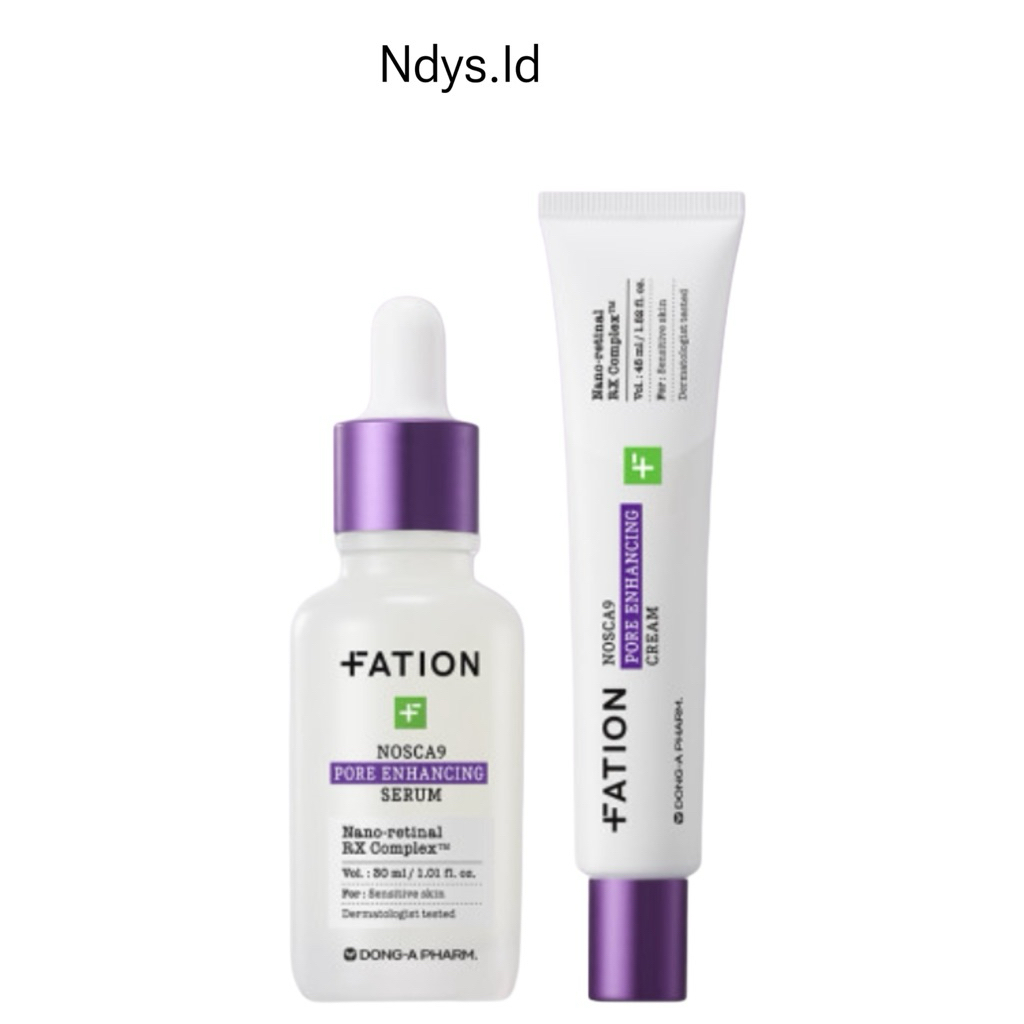FATION Nosca9 Pore Enhancing Serum 30 ML/ Cream 45ml | Shopee Malaysia