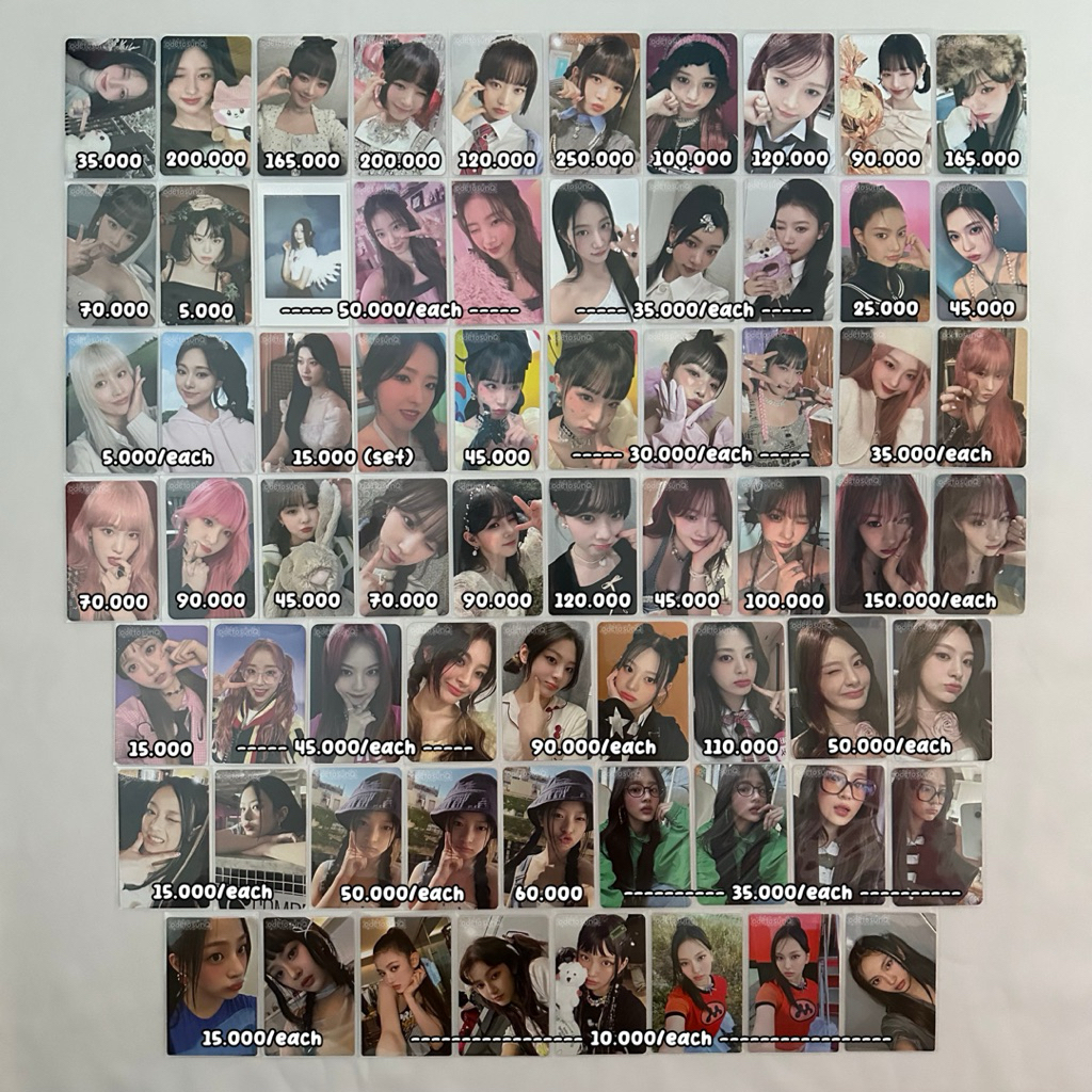 !! Read description !! Photocard ive leserafim illit nmixx twice loona ...