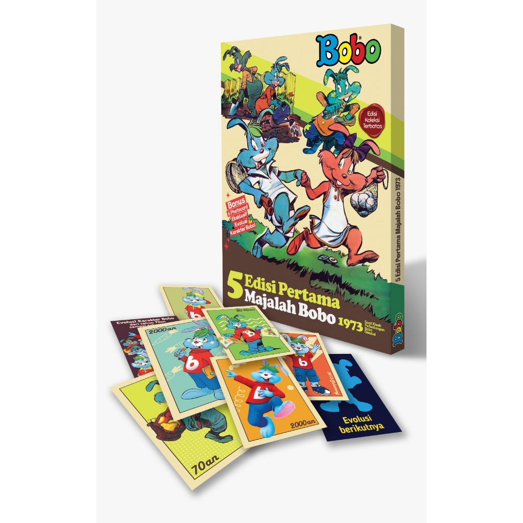 READY 5 First Edition Bobo Magazine 1973 (1 set contains 5 books ...