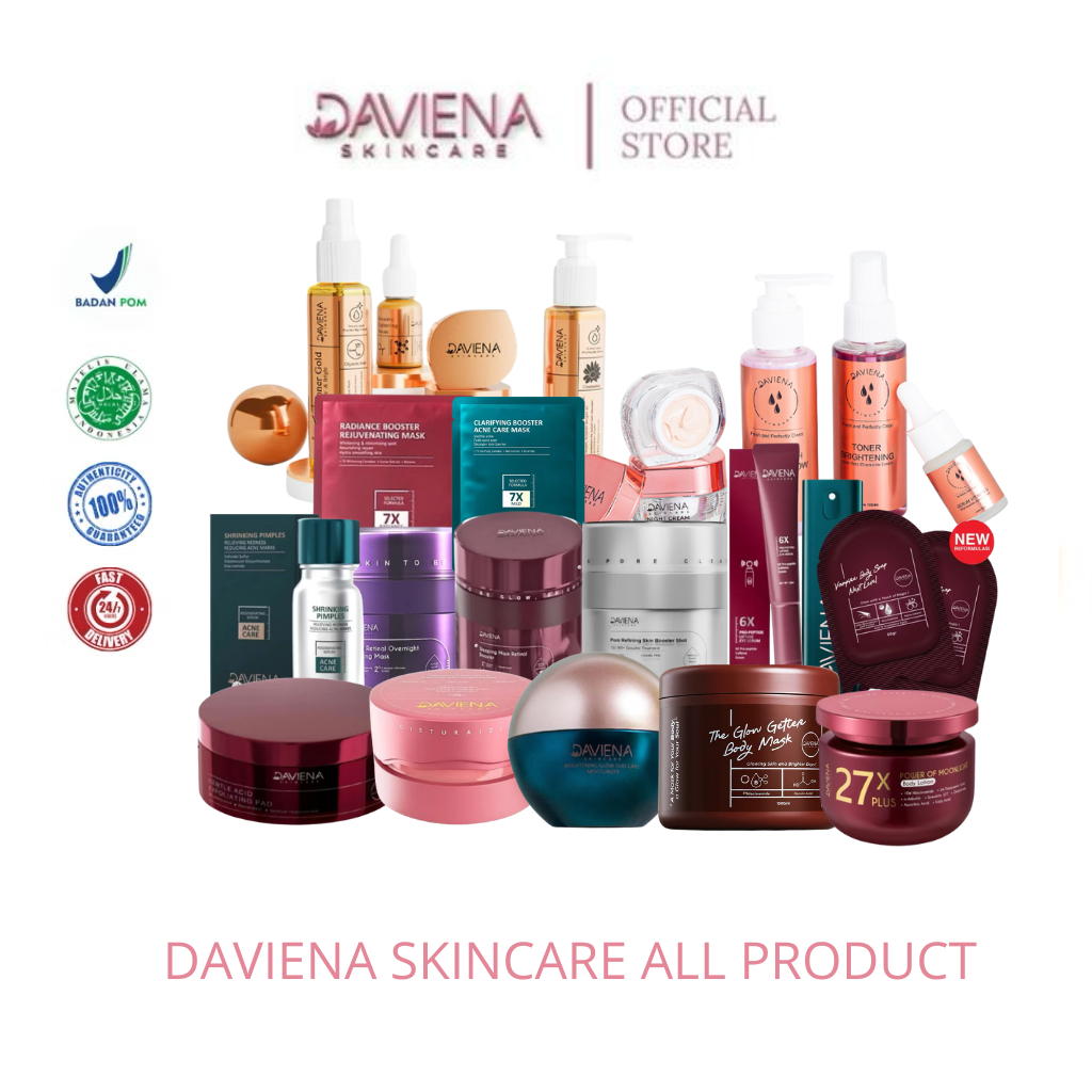 DAVIENA SKINCARE Facial Package BODY LOTION ALL Products | Shopee Malaysia