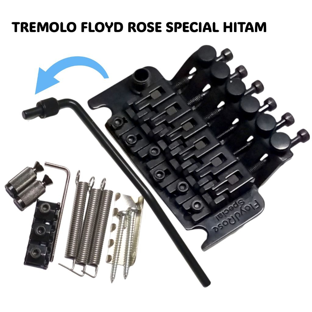 Floyd Rose Special 6str Guitar Tremolo Complete Set Black | Shopee Malaysia