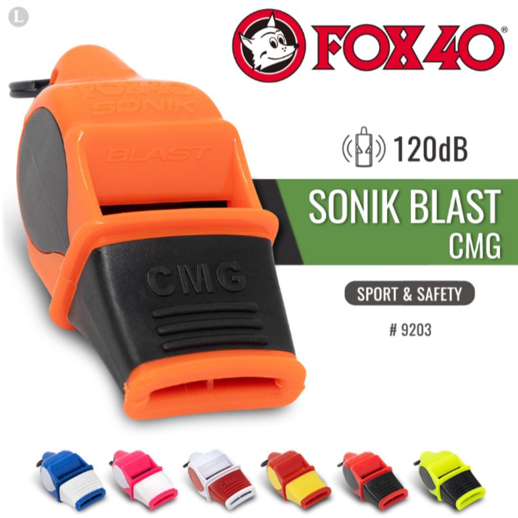 Fox 40 Sonic Blast CMG 120 db Whistle | Shopee Malaysia