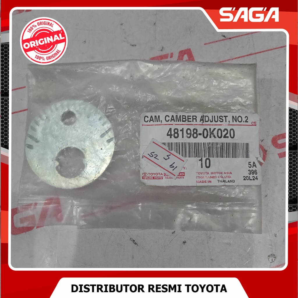SAGA SAGA | Original Toyota Innova Fortuner Camber BoltRing 48198-0K020 ...