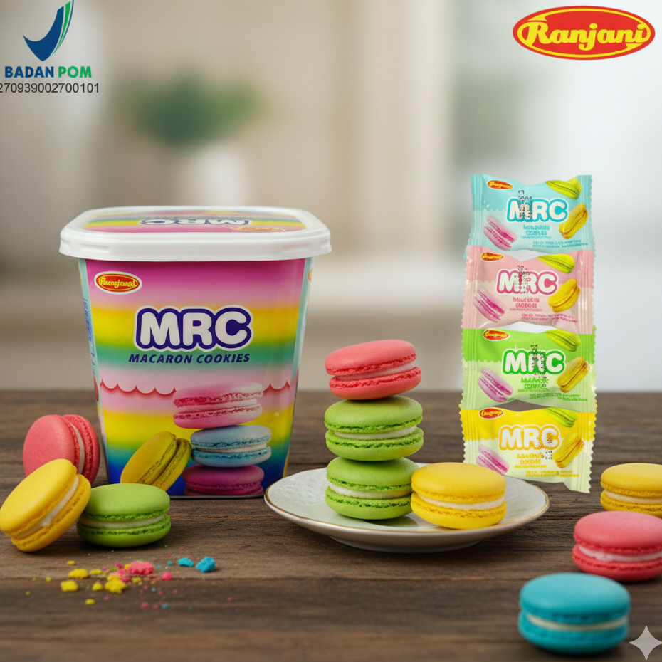 [ BLESSING ] Ranjani MRC Macaron Cookies Assorted 92gr Makaron Cookies ...