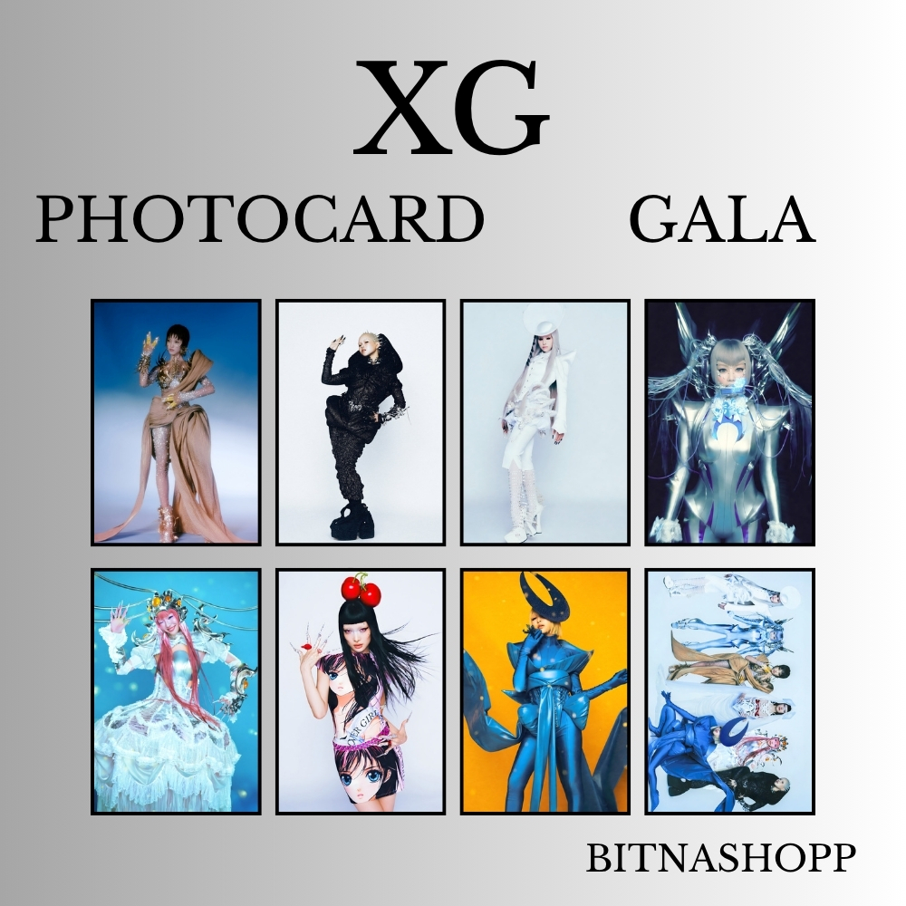 XG GALA PHOTOCARD 8 PCS KPOP CARDS UNOFFICIAL CHISA COCONA HARVEY ...