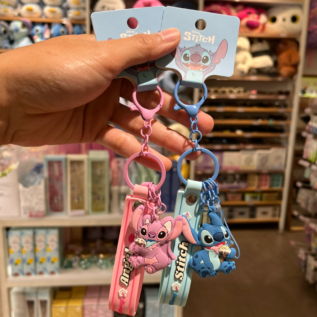 MINIS0 Disney Lilo & Stitch Collection Phone Charm Strap (Stitch, Angel ...