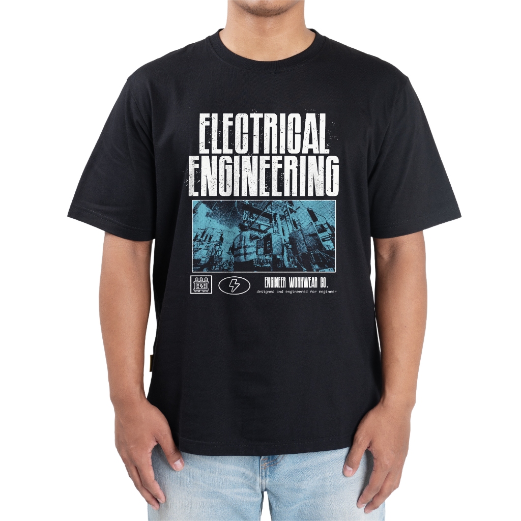Engineer Workwear - Eltron Engr Dept Series Black Electrical Tshirt ...