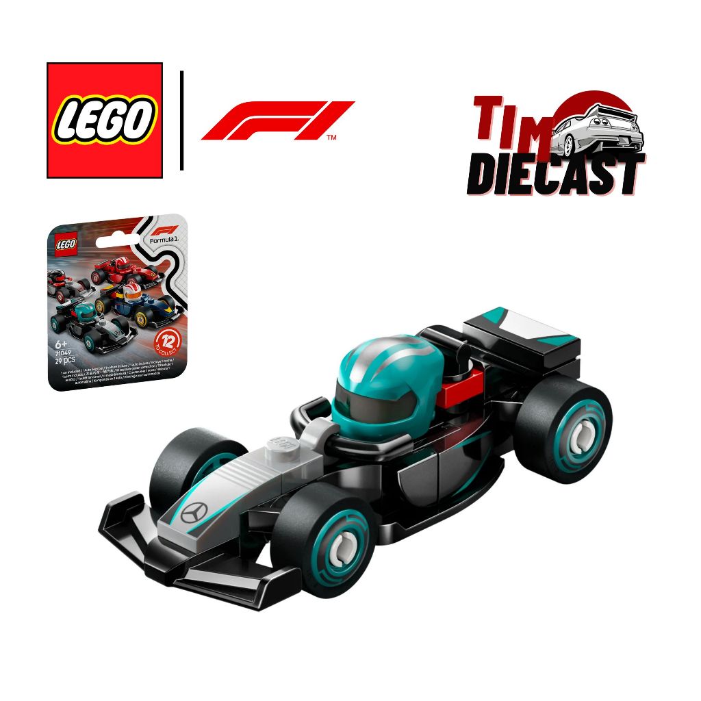 Mercedes - LEGO 71049 Minifigures F1 Collectible Race Cars (Sealed ...
