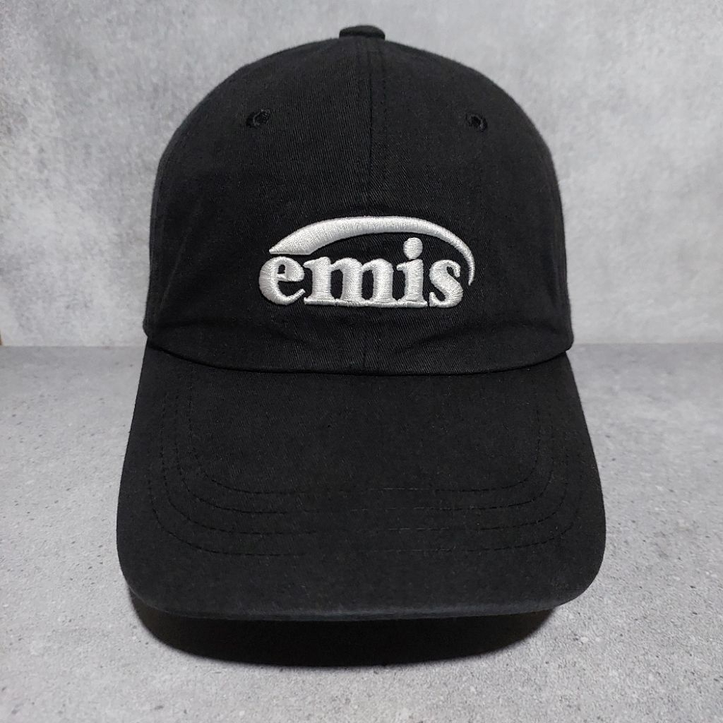 EMIS NEW LOGO BALL CAP black washed original hat | Shopee Malaysia