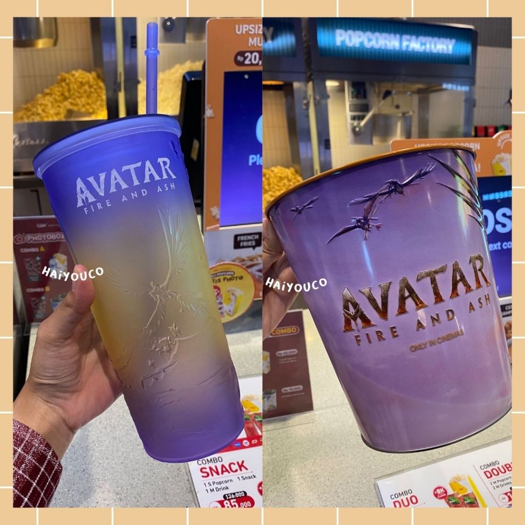 CGV Avatar Fire and Ash Tumbler CGV Popcorn Bucket Avatar 2025/ CGV ...