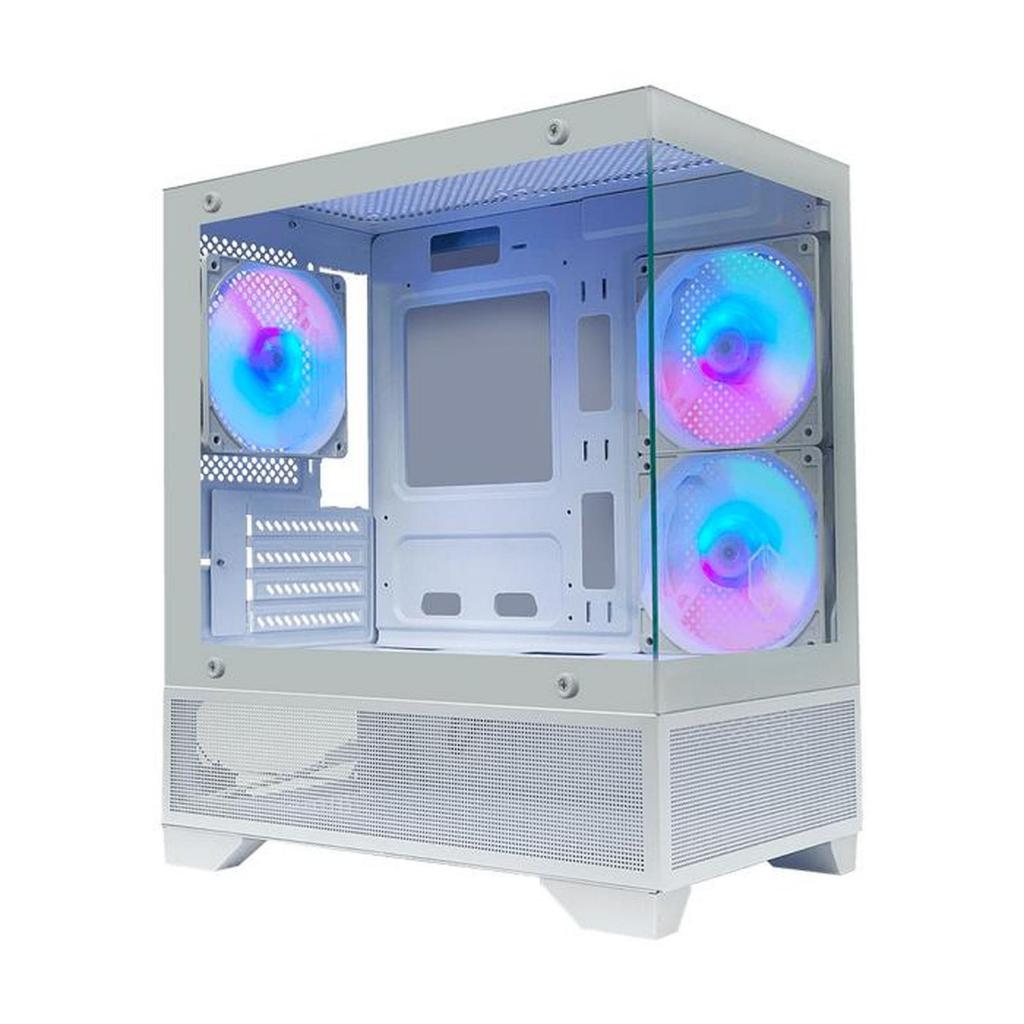 CUBE GAMING ARDENT WHITE M-ATX PC Case | Shopee Malaysia