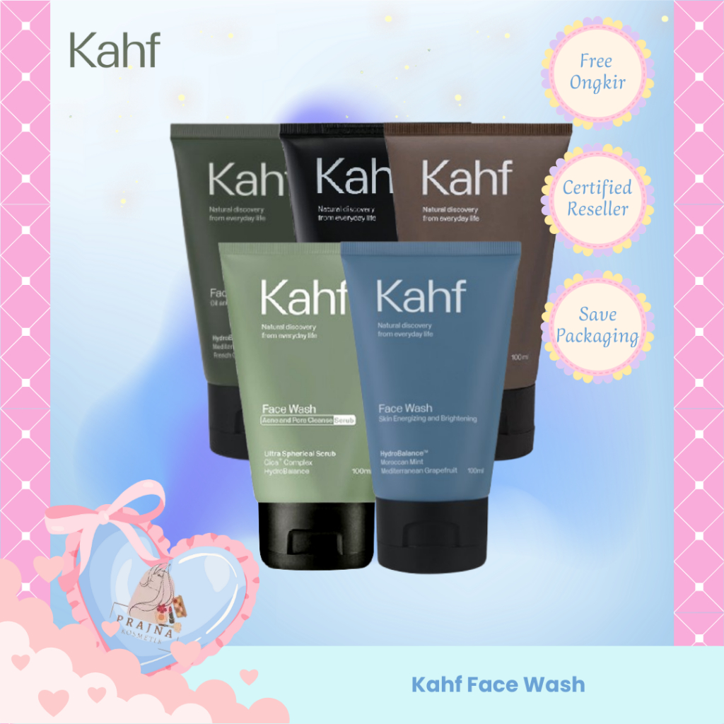 KAHF Men Face Wash 100ml - Energizing and Brightening - Oil and Acne ...