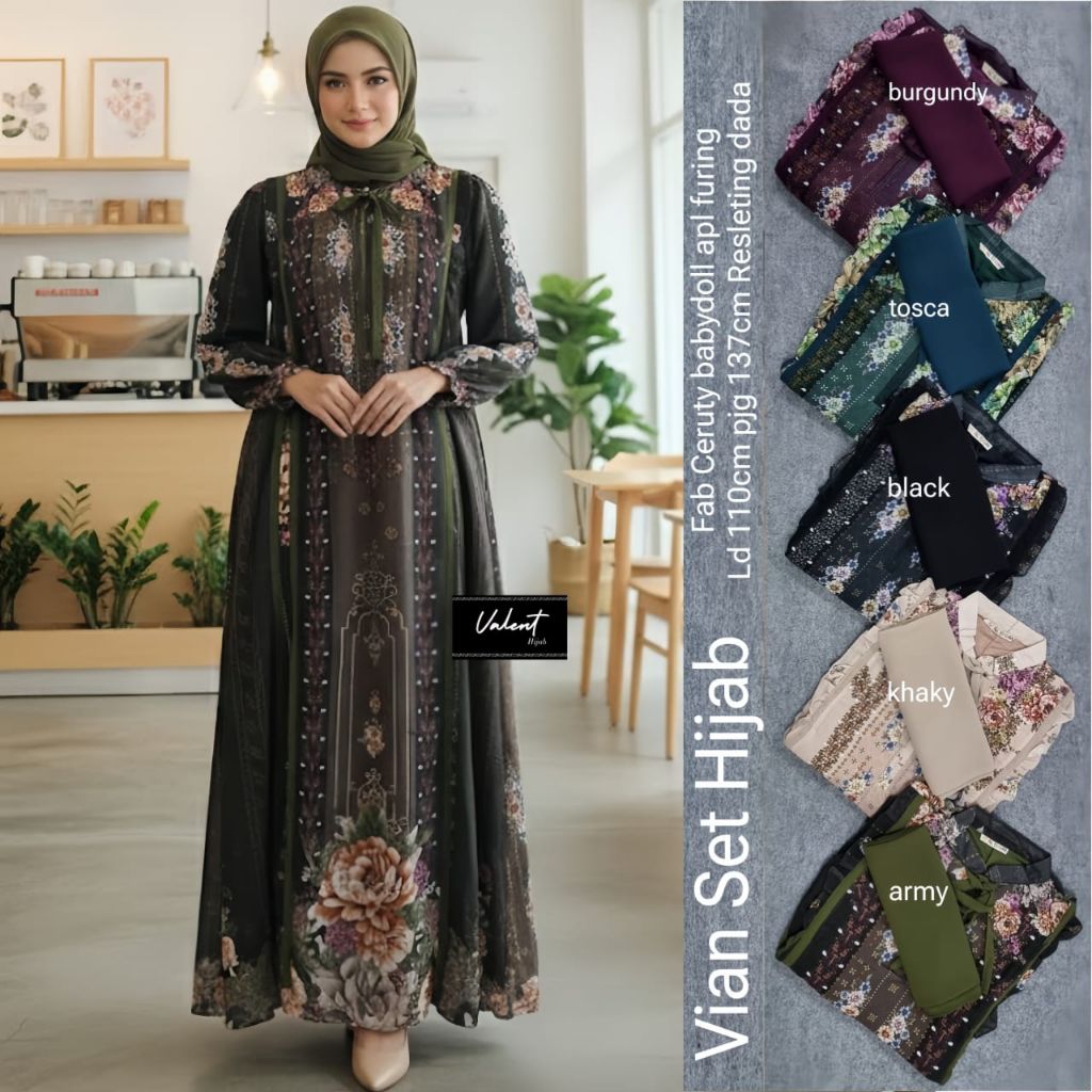 SLEHA CLOTHES TSANIA/ ZULFIA/ SYELA/ SISKY/ SAIDA/ EMJI/ VIAN/ ZINATA ...