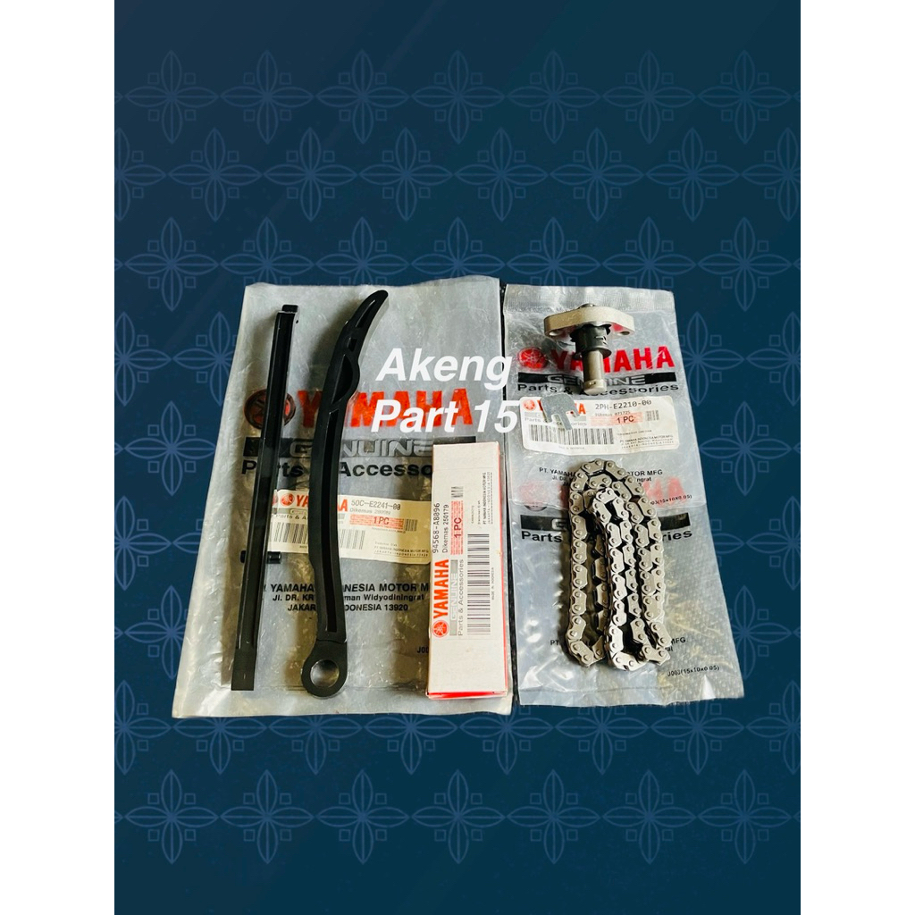 2PH timing chain + 50C Tensioner rubber + 1S7 timing chain Yamaha Mx ...