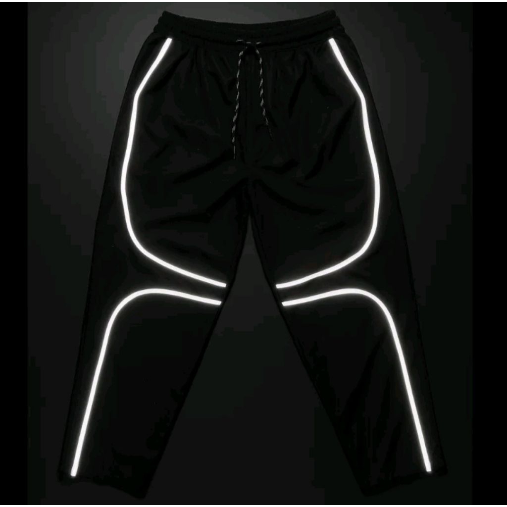 Reflective light up children's pants, baggy skena pants for boys and ...