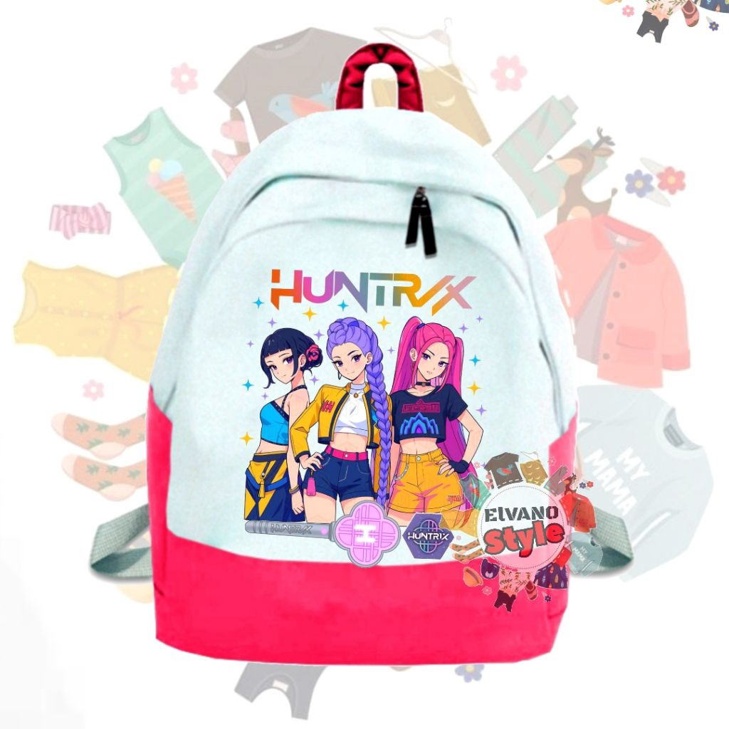NEWEST K-POP DEMON HUNTER HUNTRIX BACKPACK SCHOOL BACKPACK | Shopee ...