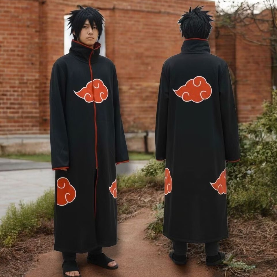 Naruto anime collar akatsuki robe akatsuki costume | Shopee Malaysia