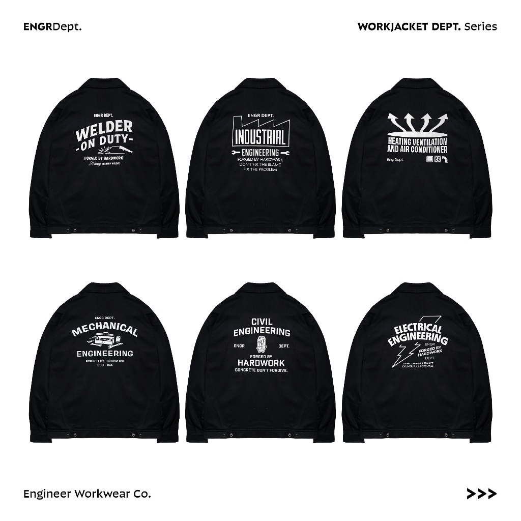 Engineer Workwear - Engr Dept Series Black Workwear | Shopee Malaysia