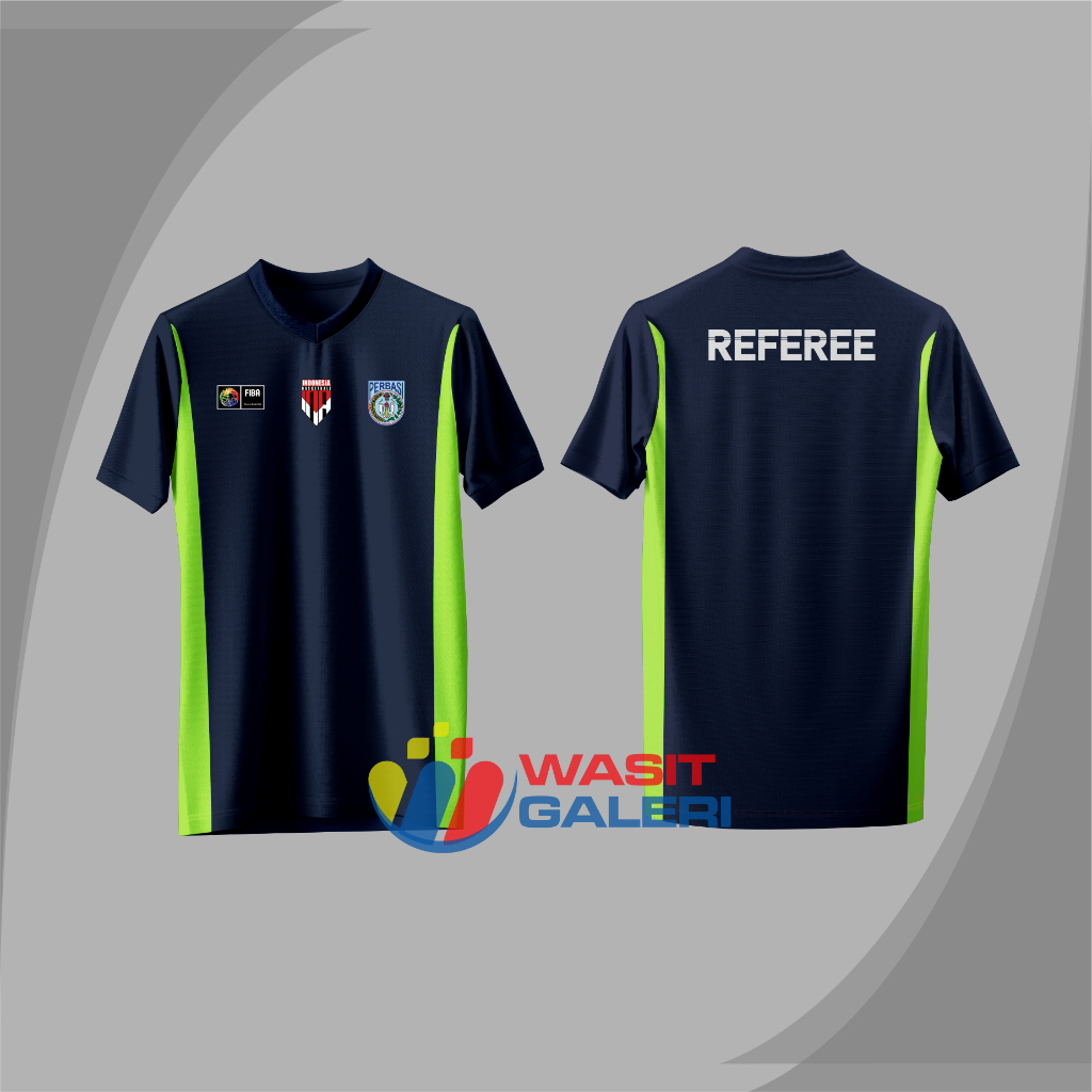 FULL LOGO BASKETBALL REFEREE SHIRT Md: SIDE LIST (FIBA-INA-PERBATION ...