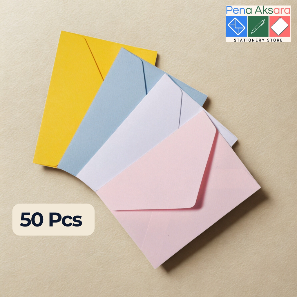 Contents: 50 Aesthetic Color Envelopes A5 A6 A8A7 – Invitation ...