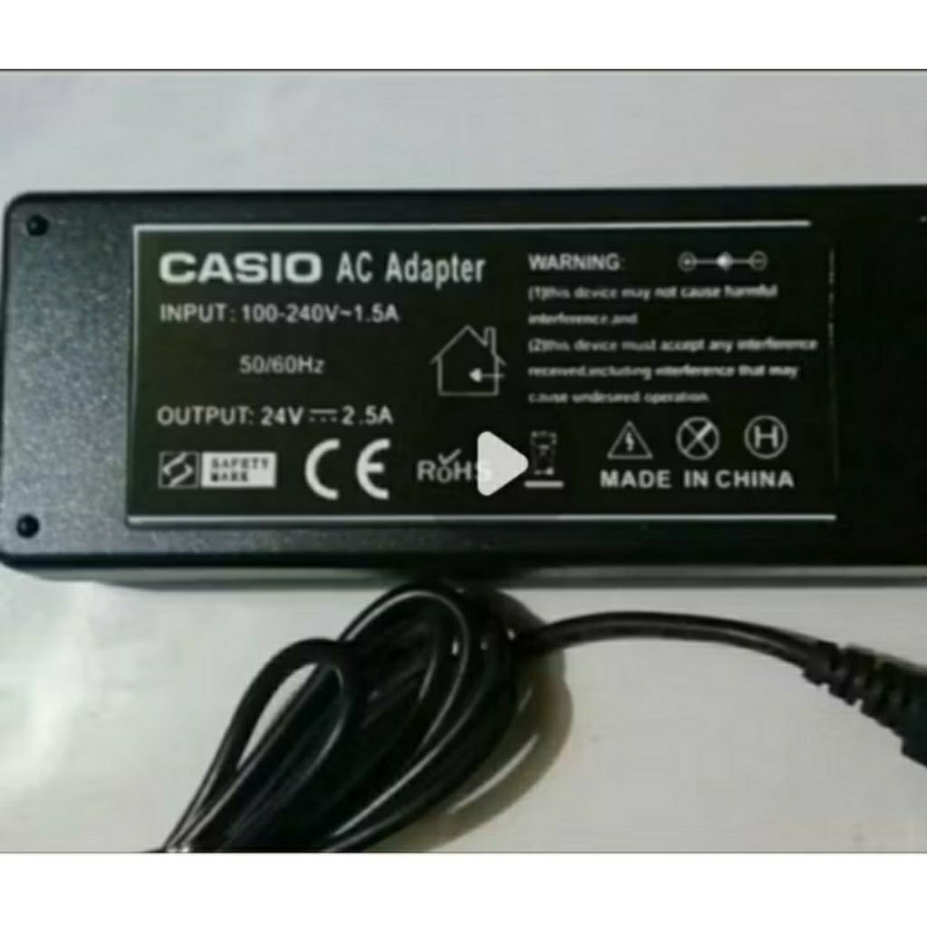 Casio CTX 5000 series 24v2.5A keyboard adapter | Shopee Malaysia