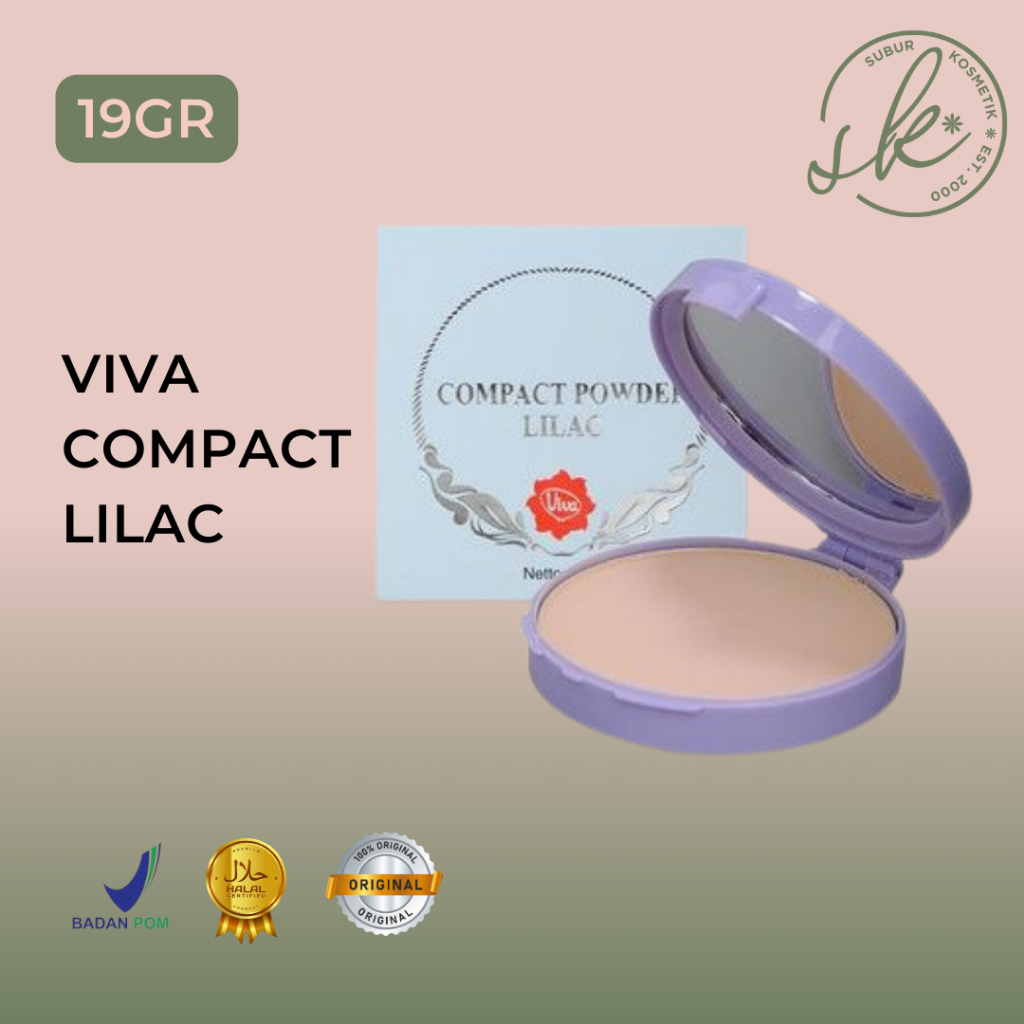 Viva Compact Powder Lilac 19Gr | Shopee Malaysia