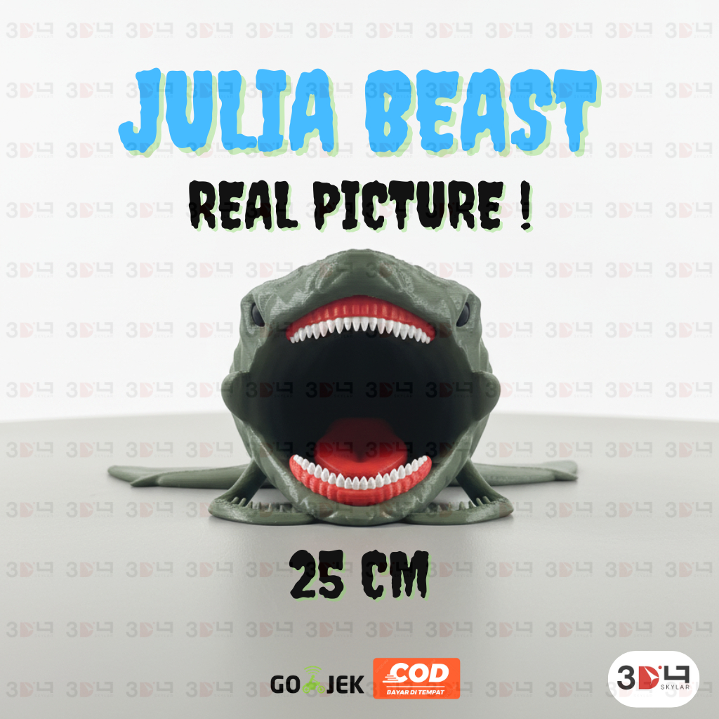 Julia Beast Julia Sea Monster Toy | Articulation Sea Monster Toy | 3D ...