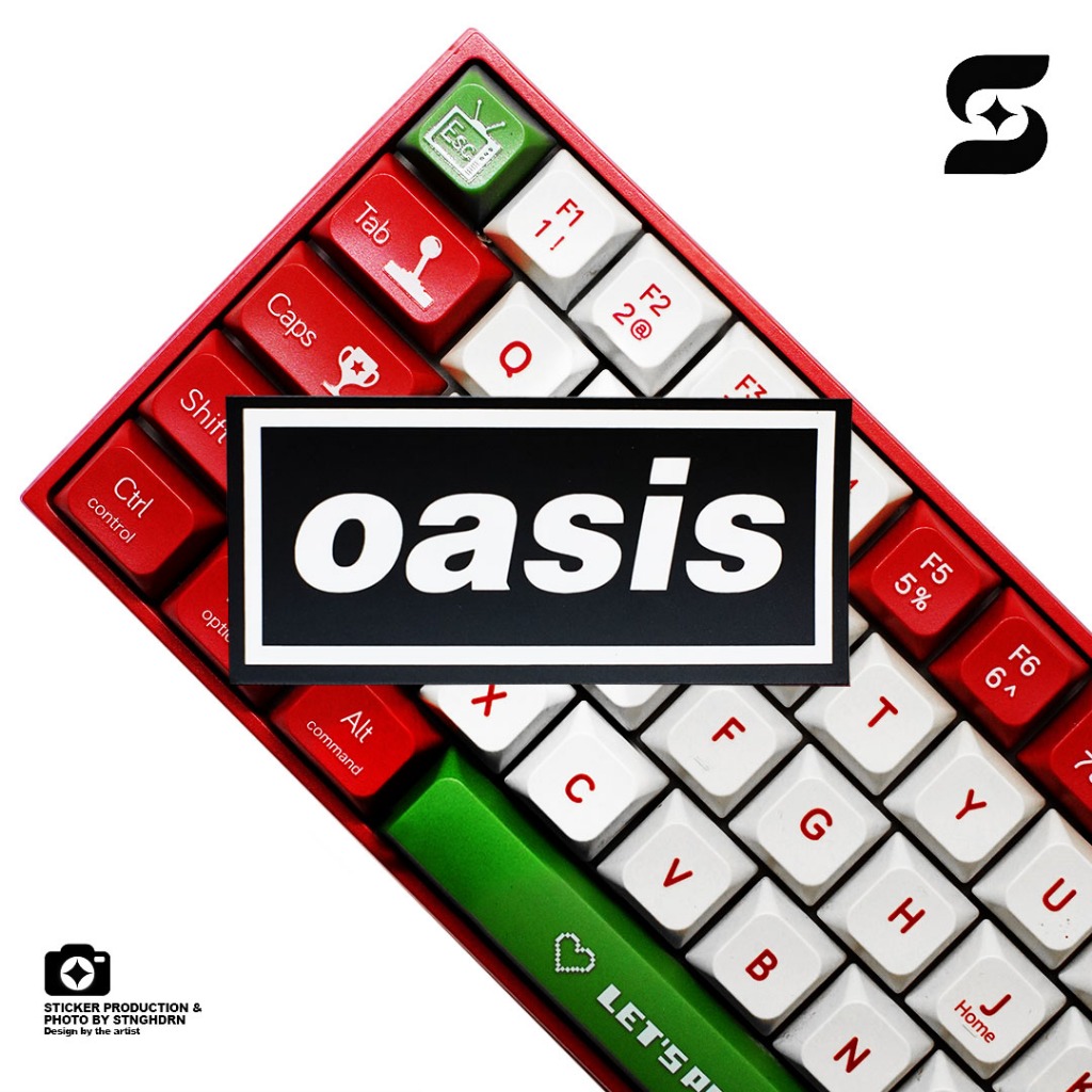 OASIS BAND LOGO STICKER | Shopee Malaysia