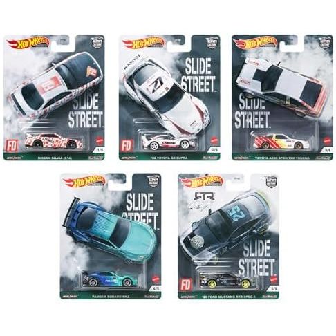 Hot Wheels Premium Car Culture Slide Street Slidewayz Complete Set Of 5 ...