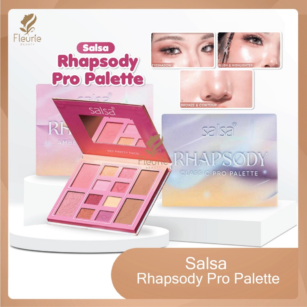 Salsa Rhapsody Eyeshadow Pro Palette CLASSIC/AMBER | Shopee Malaysia