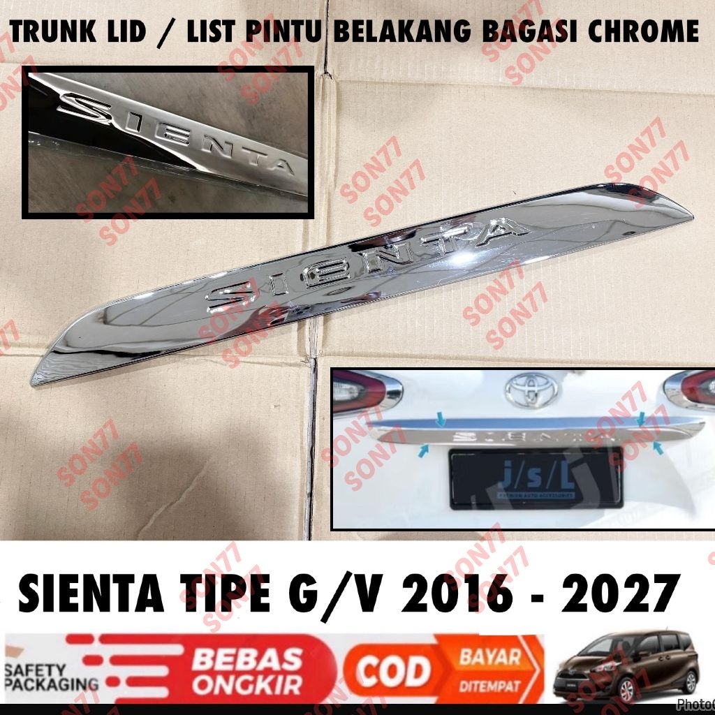 Trunk Lid Toyota Sienta TYPE GV 2016 2017 2024 2025 2026 2027 Rear ...