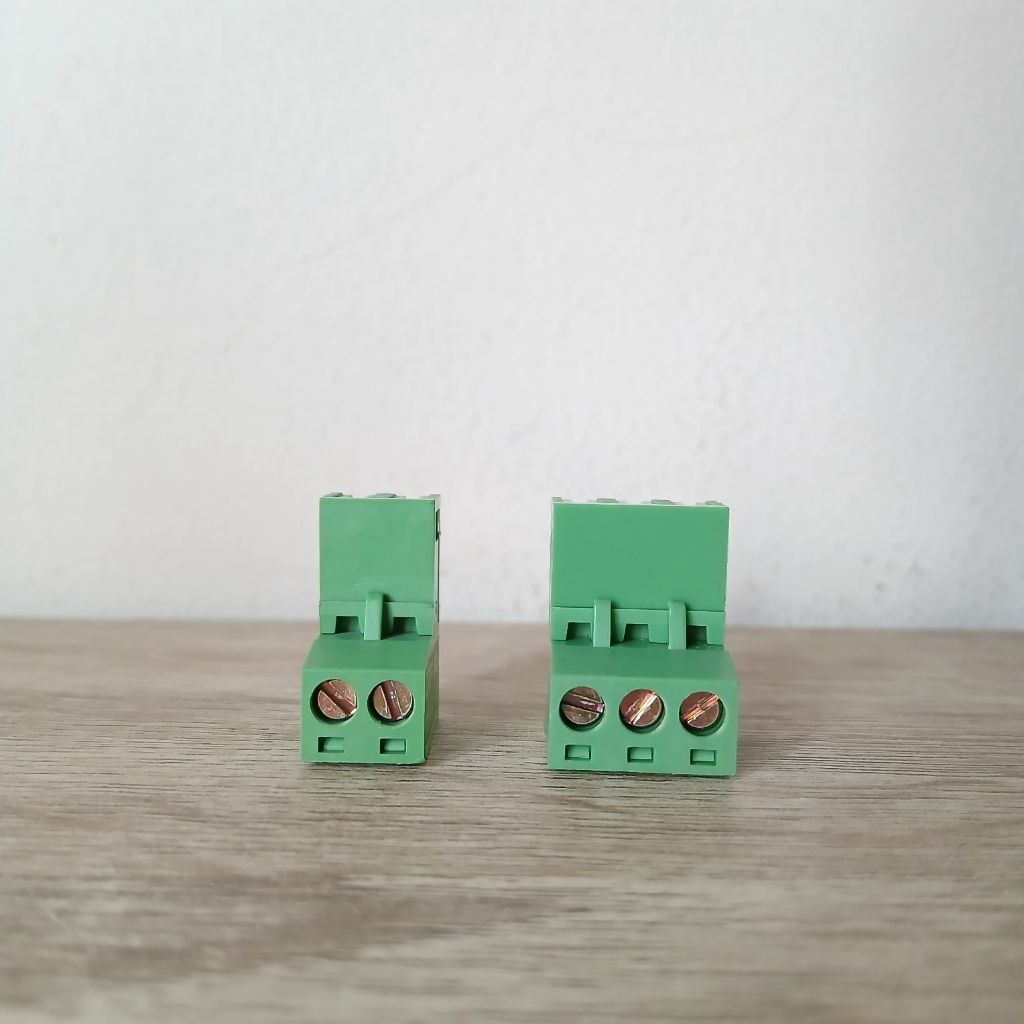 SIKU HIJAU Green Block Terminal Model L KF2EDG 5.08mm 2pin 3pin Green ...