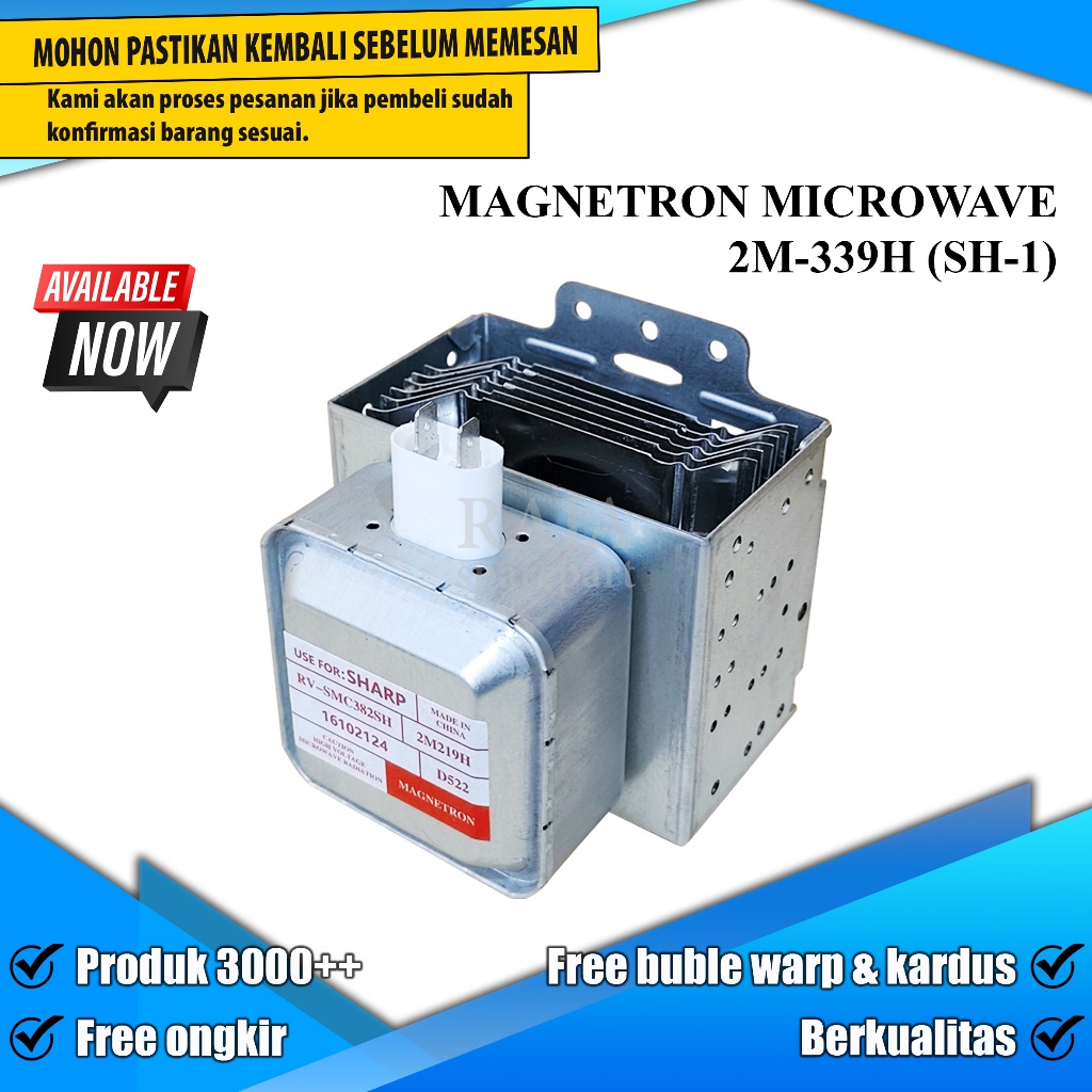 MHSH MAGNETRON MICROWAVE OVEN NEW MAGNETRON MICROWAVE 2M-339H (SH-1 ...