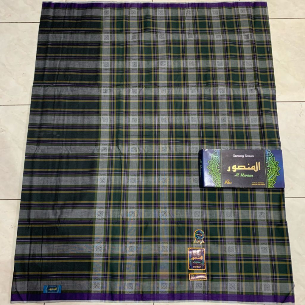 Al Mansur Sarong with Sengeng Motif and Soft Royal Cotton Motif ...