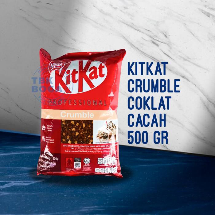 (Repack) Nestle Kitkat Crumble (100 / 500 gr) Dark Chocolate Chopped ...