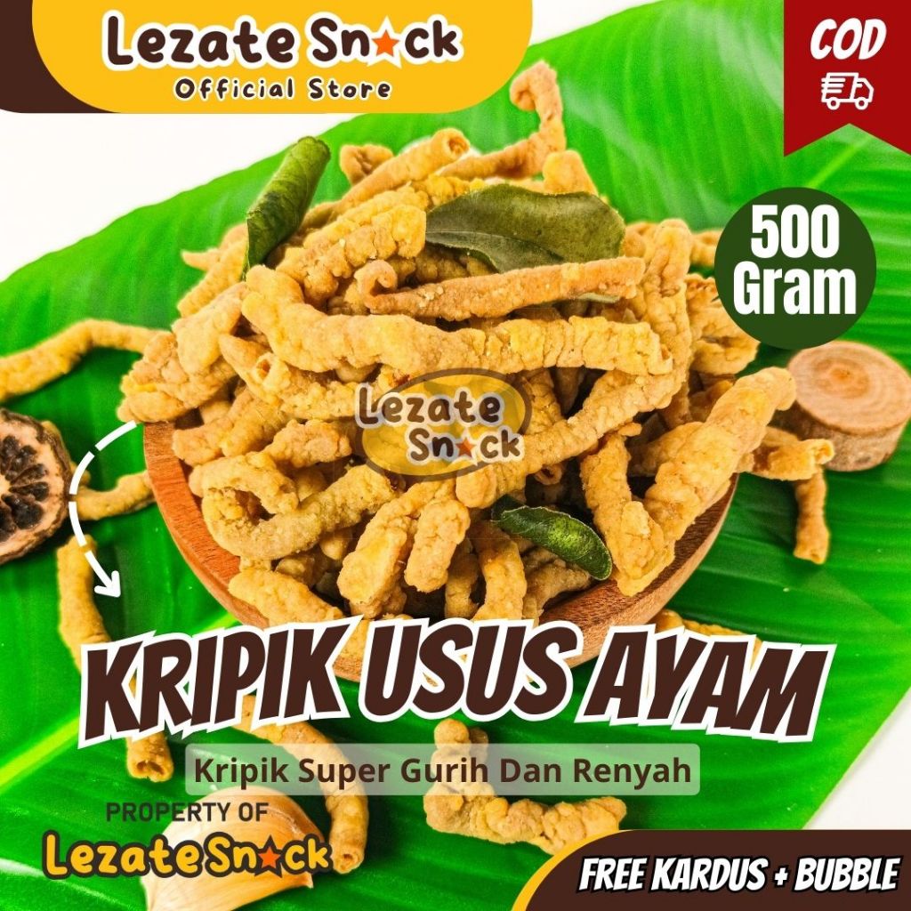 Chicken Intestine Chips 500g Crispy, Delicious, Savory, Crispy ...
