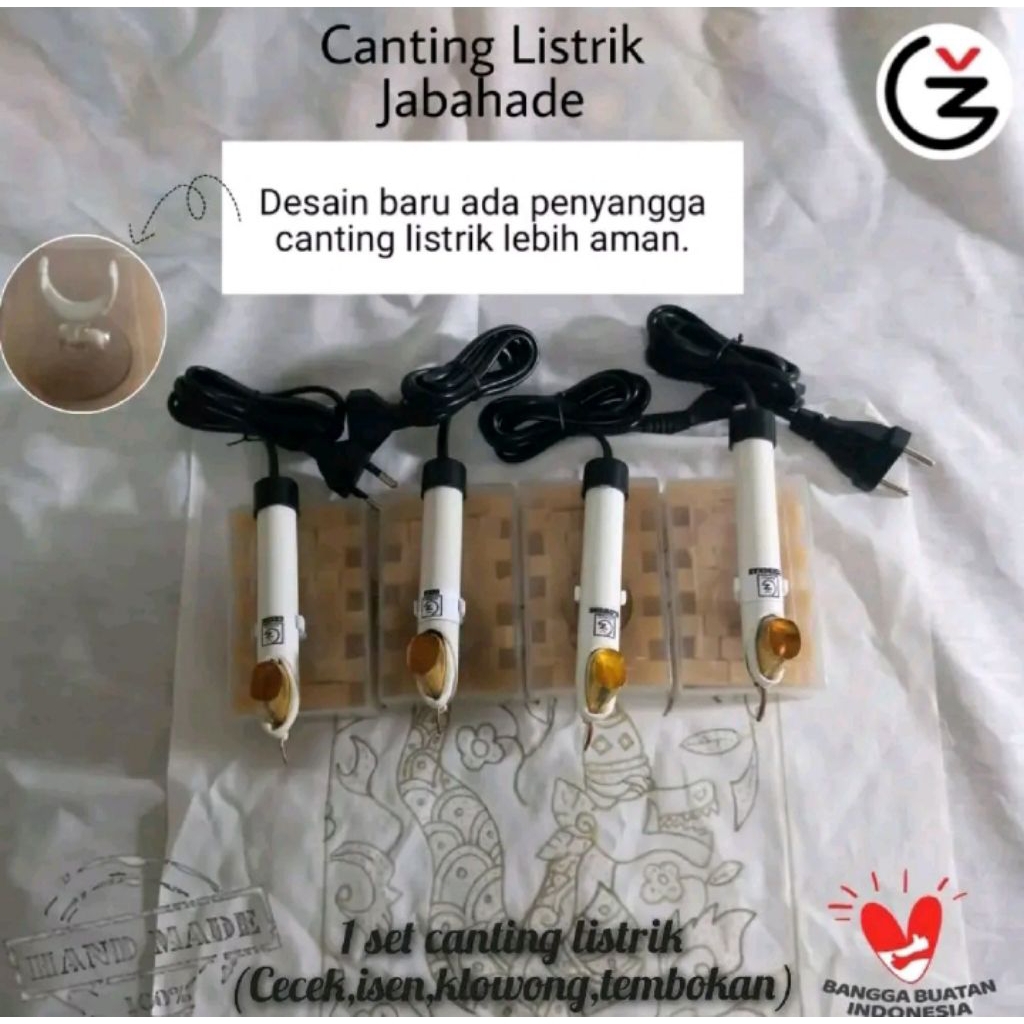 Package of 4 Complete Electric Canting Cecek Isen Klowong Dinding 1 set ...