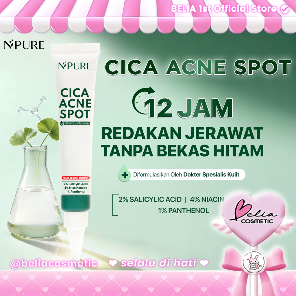 TM YOUTH TM NPURE Cica Acne Spot Cream 20gr | Natural Acne Treatment ...