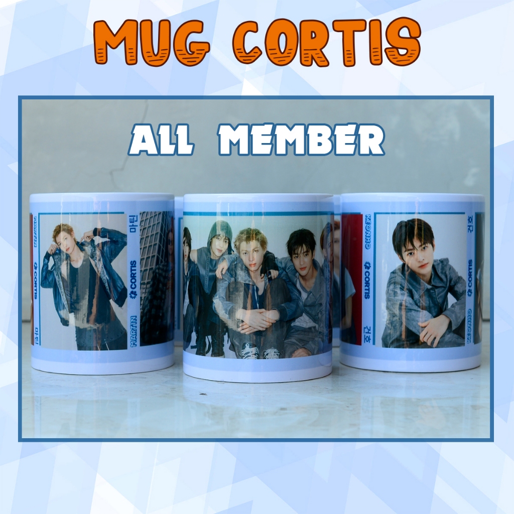 Cortic Mug Kpop Merch Print Glass Bonus 25 Unofficial Cortic Photocards ...