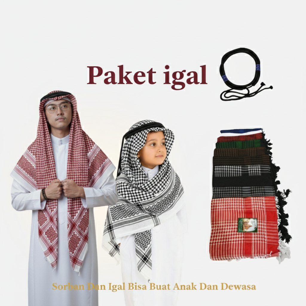 Arab Turban Igal Arab Turban Arab Igal Rope Adults and Children Hajj ...