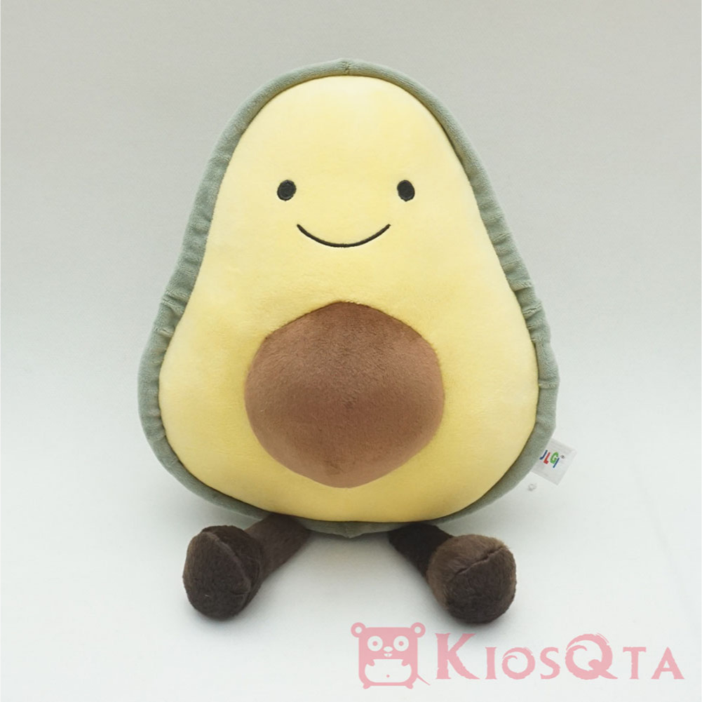 HIJAU Cute yellow green medium avocado butter avocado fruit doll ...