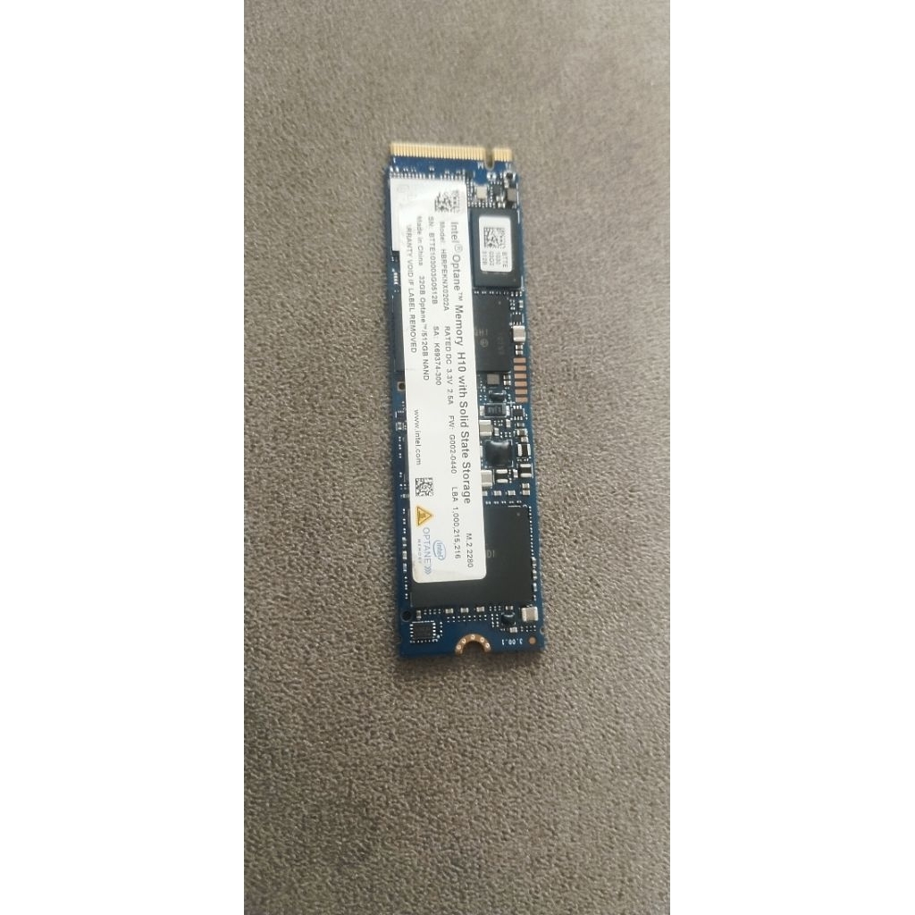 Best ssd nvme INTEL OPTANE 512gb health 98 percent normal jaya | Shopee ...